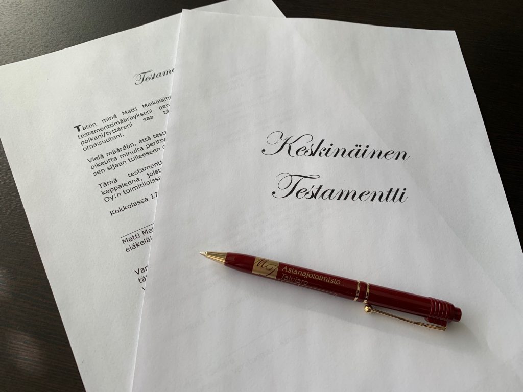 PERUNKIRJOITUS: Pikaopas perukirjan laatimiseen - Lakineuvo.fi